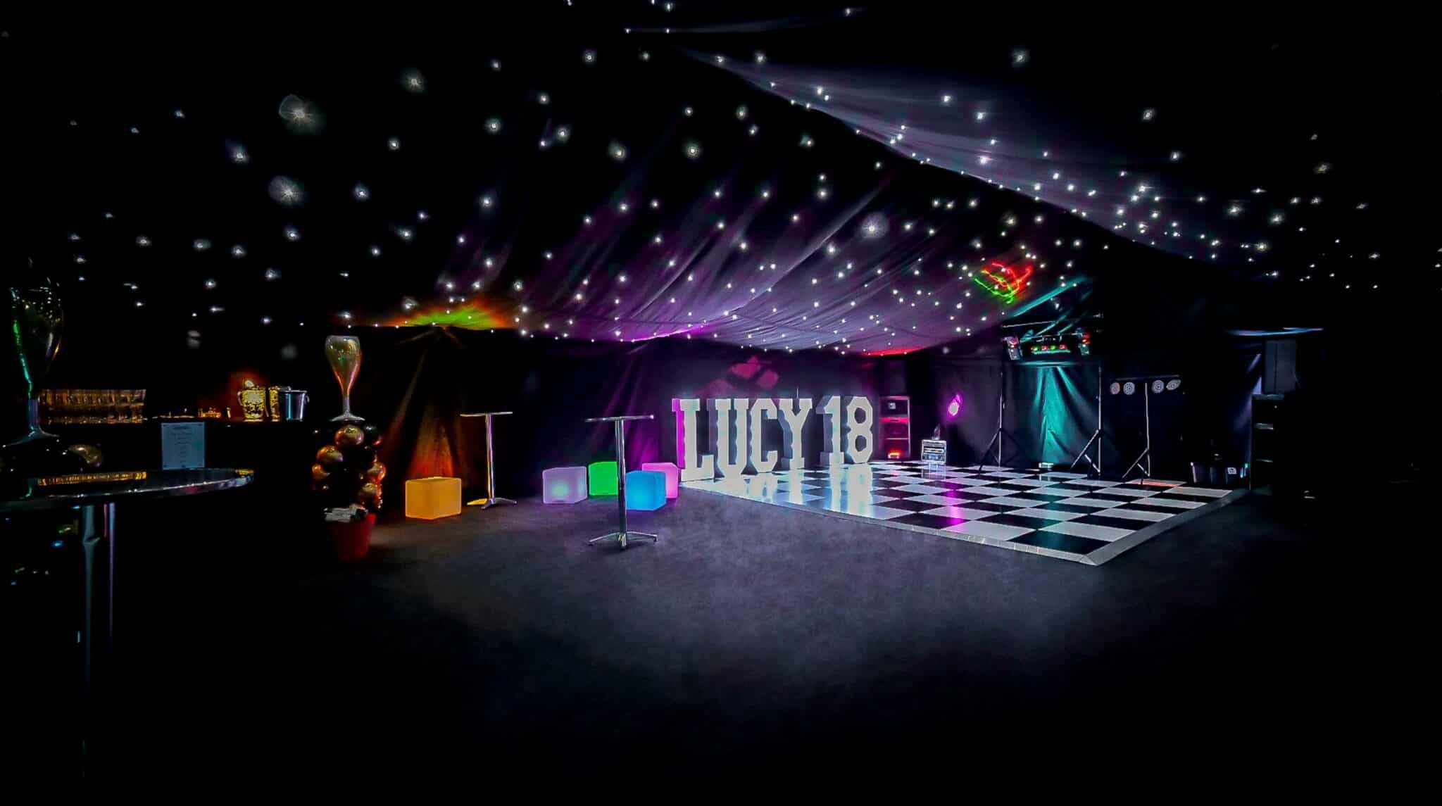 Marquee Hire for 18th Birthday Parties | Abacus Marquee Hire