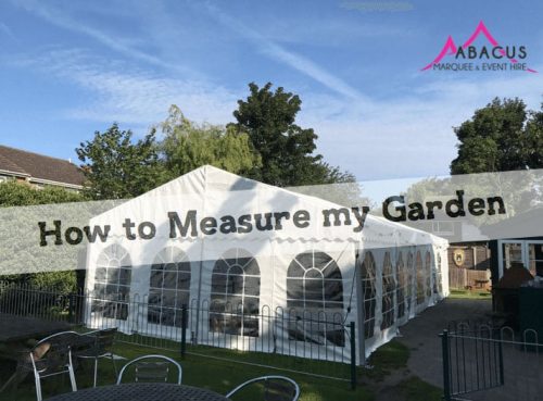 How to Measure your Garden - Abacus Marquee Hire
