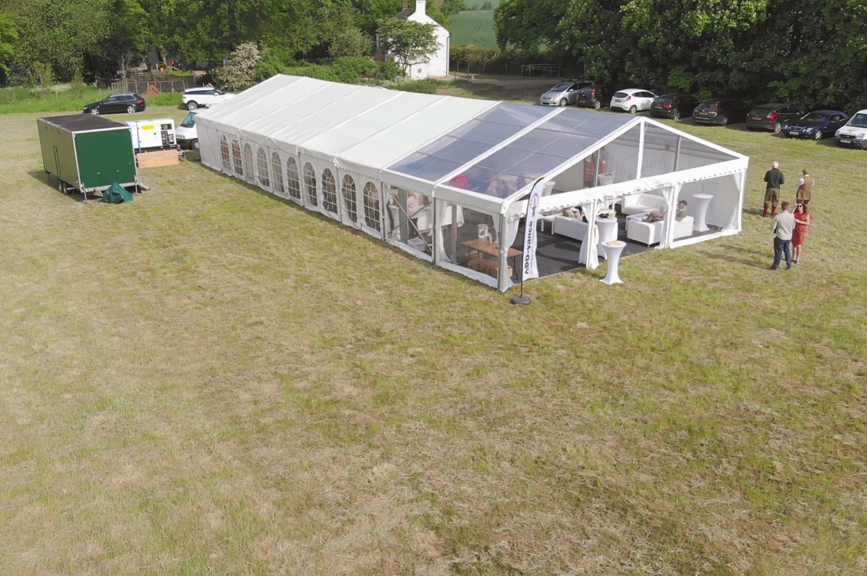 Marquee over a Swimming Pool | Abacus Marquee Hire